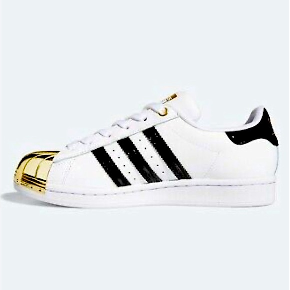 adidas | Shoes | Adidas Originals Superstar Gold Metal Toe Shell Toe ...